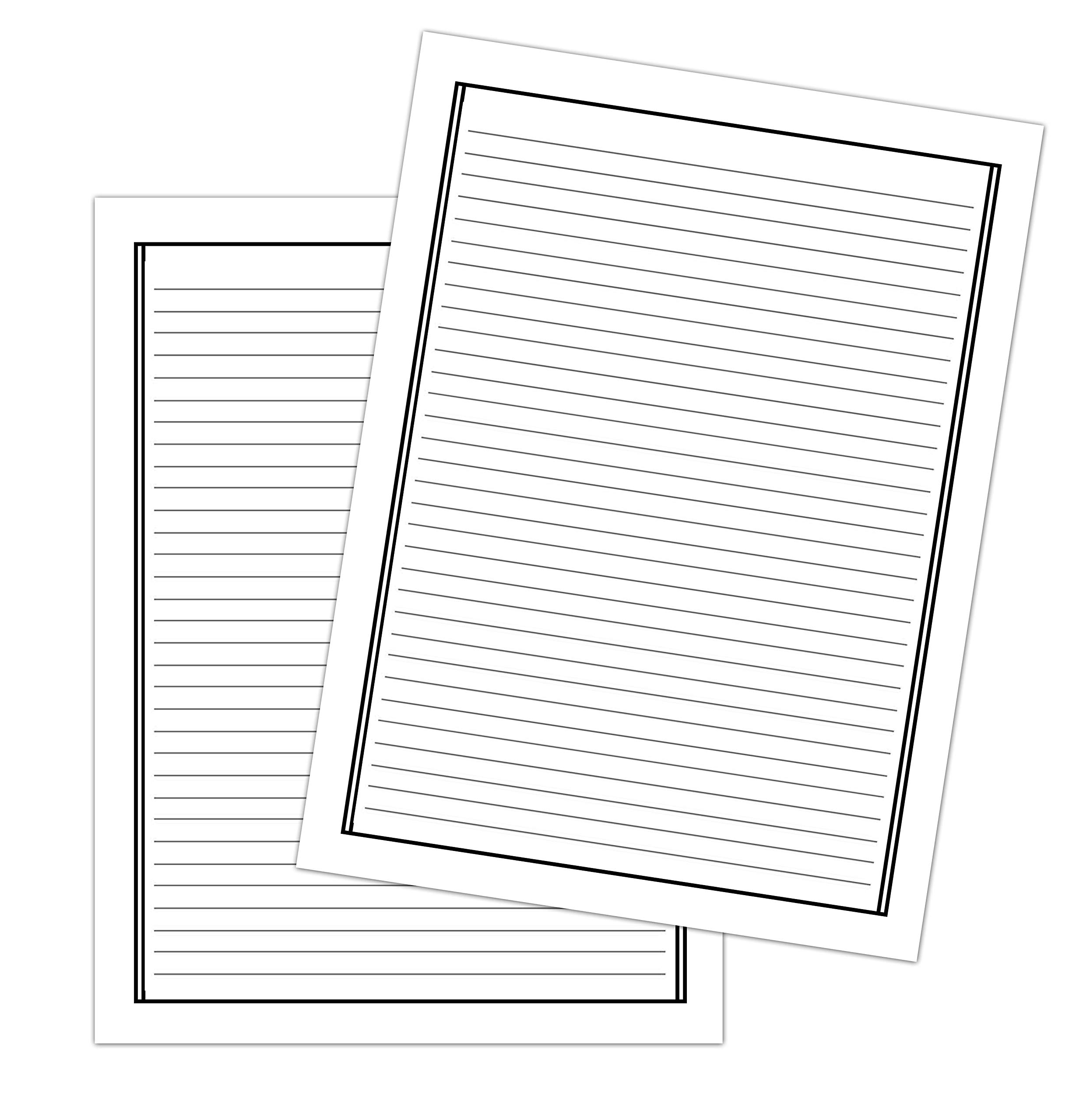 Black And White Line Border Customize 1,925+ Simple Page Border