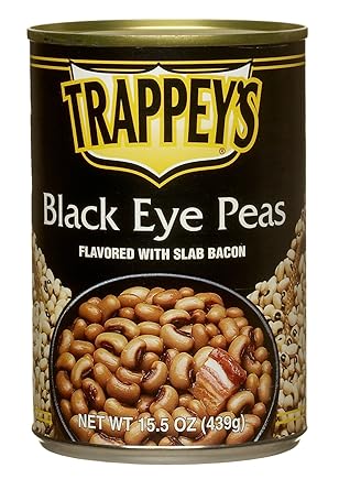 Amazon.com: Trappeys Blackeye Peas with Bacon, 15.5 Oz : Grocery ...