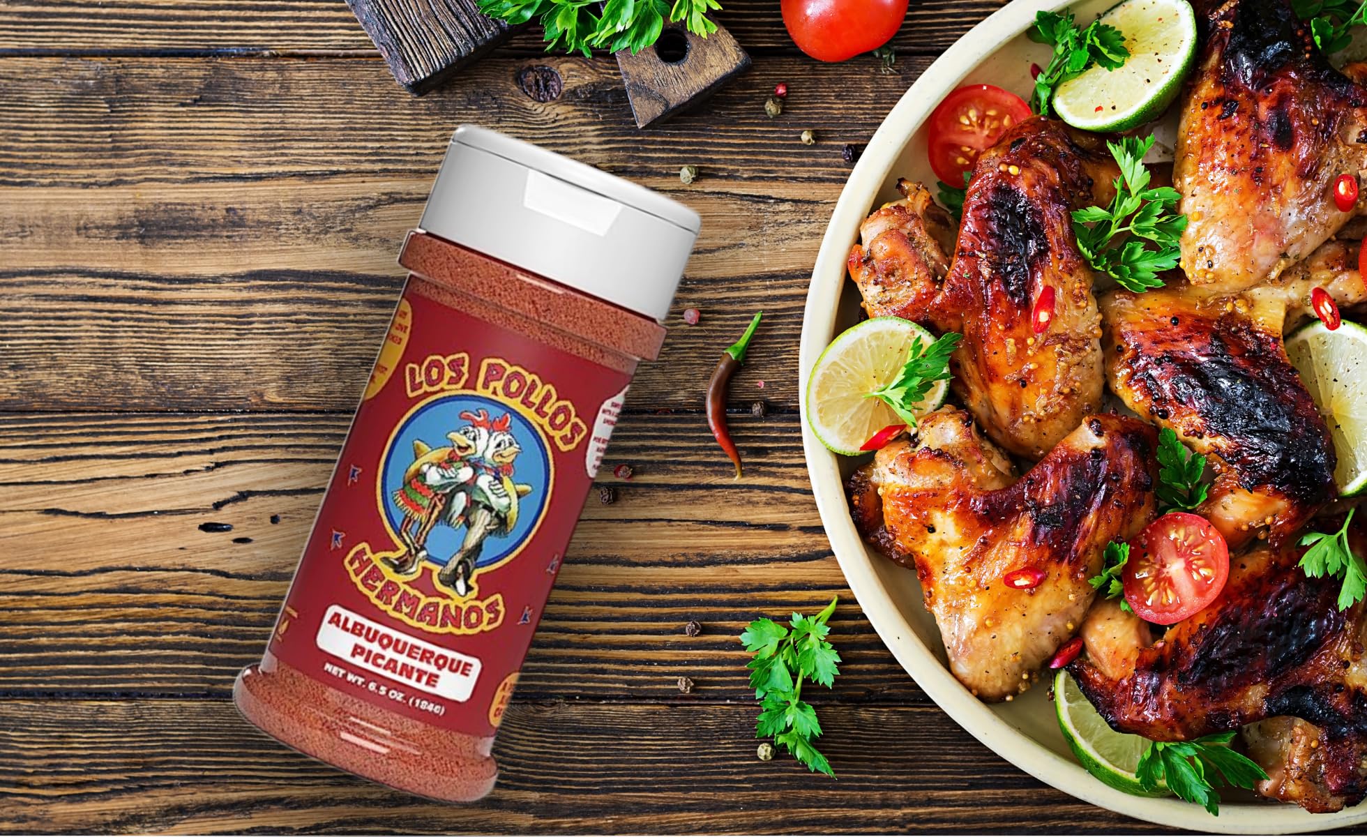 Snapklik.com : Los Pollos Hermanos Hot Picante Seasoning Albuquerque ...