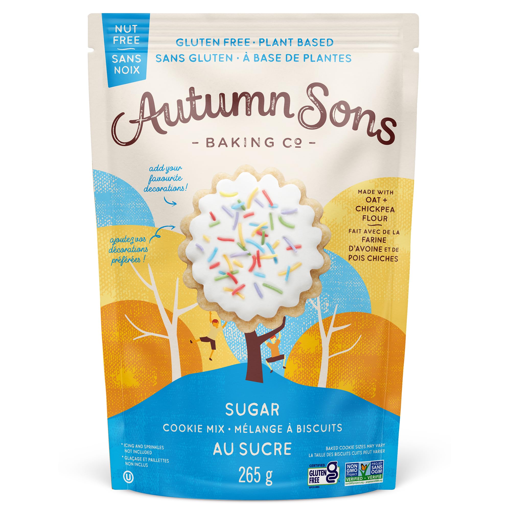 Autumn Sons Baking Co. Gluten Free Sugar Cookie Mix. Vegan Plant Based ...