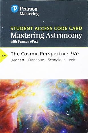 Amazon.com: The Cosmic Perspective Mastering Astronomy With Pearson ...