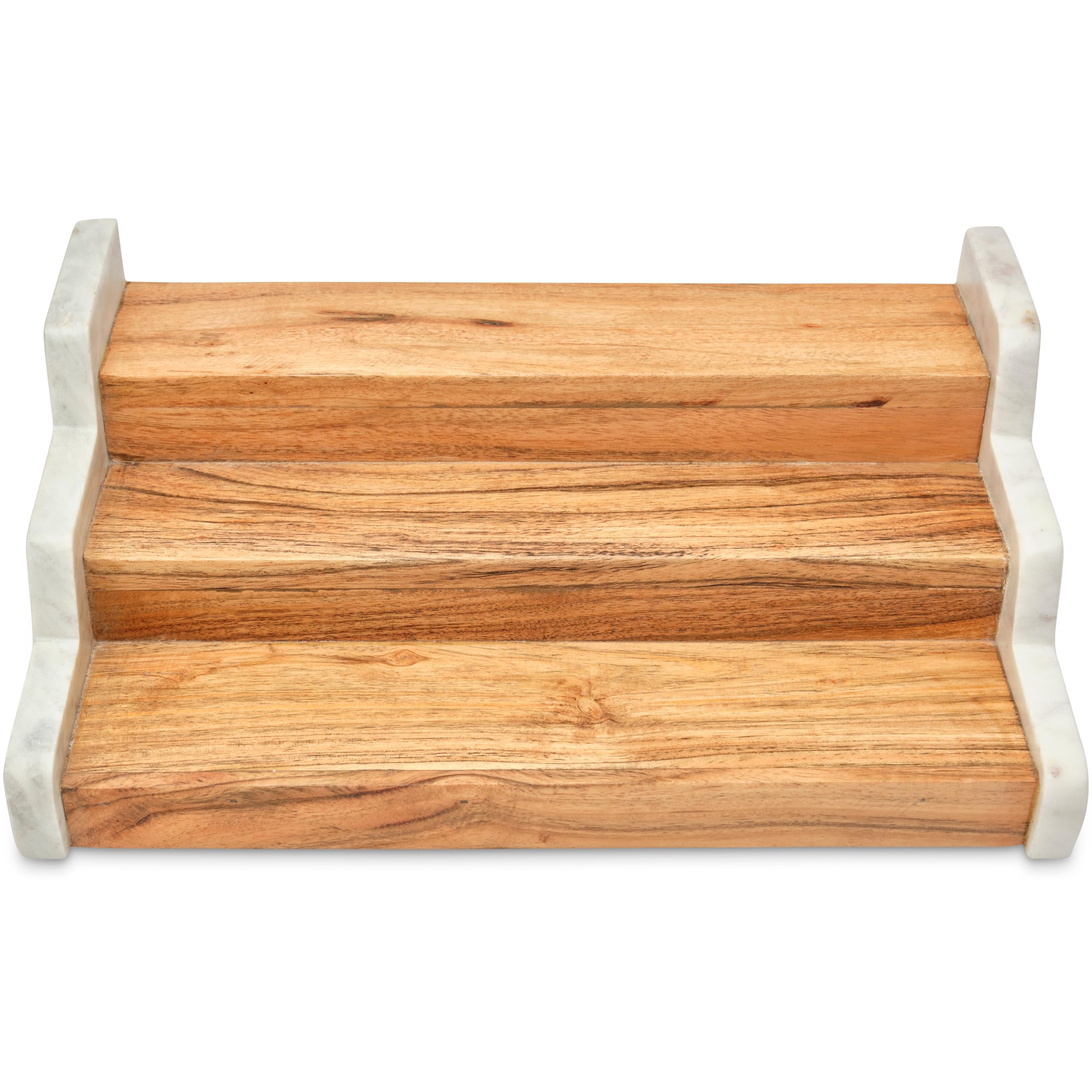 Snapklik.com : Premium Wooden Spice Rack Organizer For Cabinet 3 Tier ...