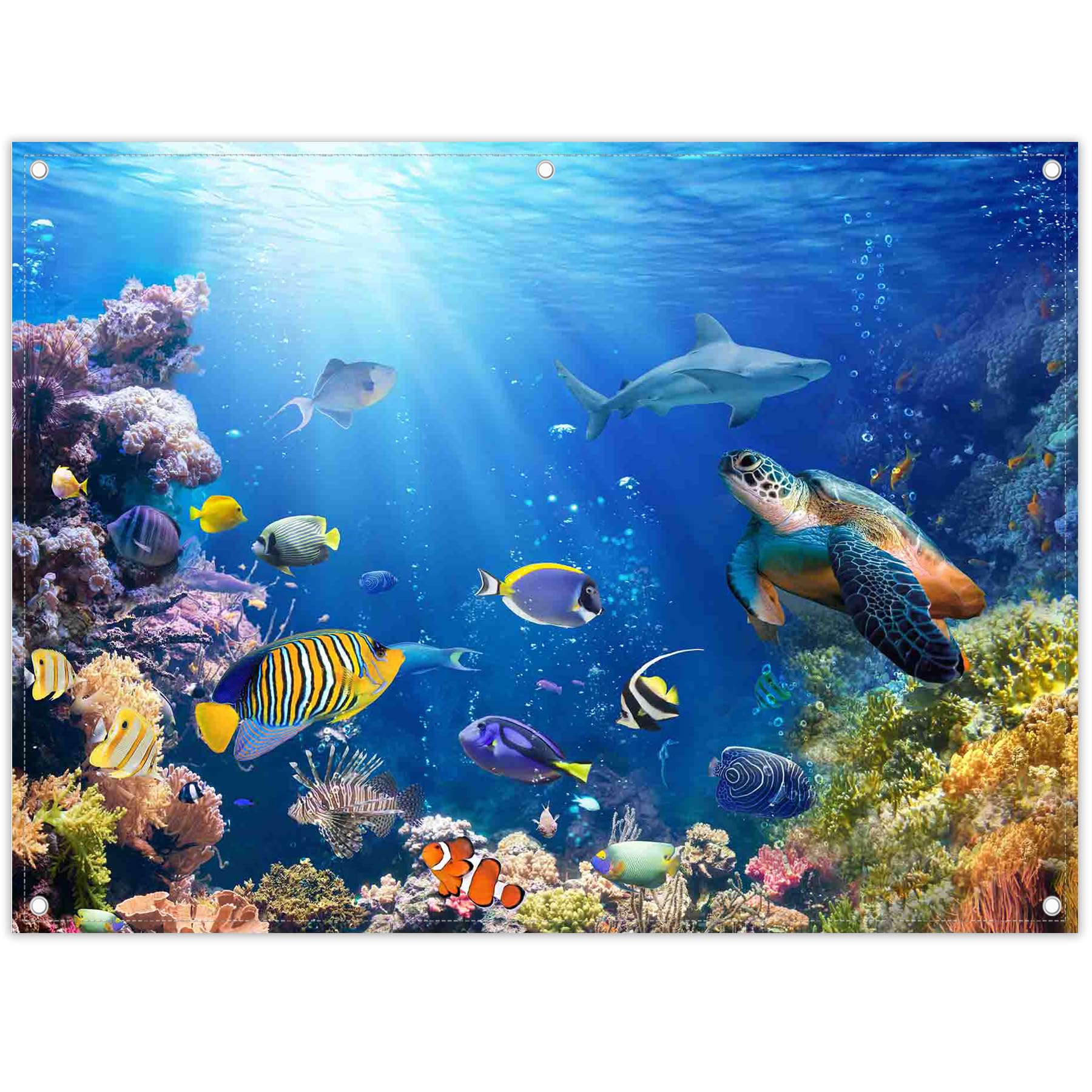 3d Printed Octopus Under The Sea Backdrop Ocean Animal Happy Birthday ...