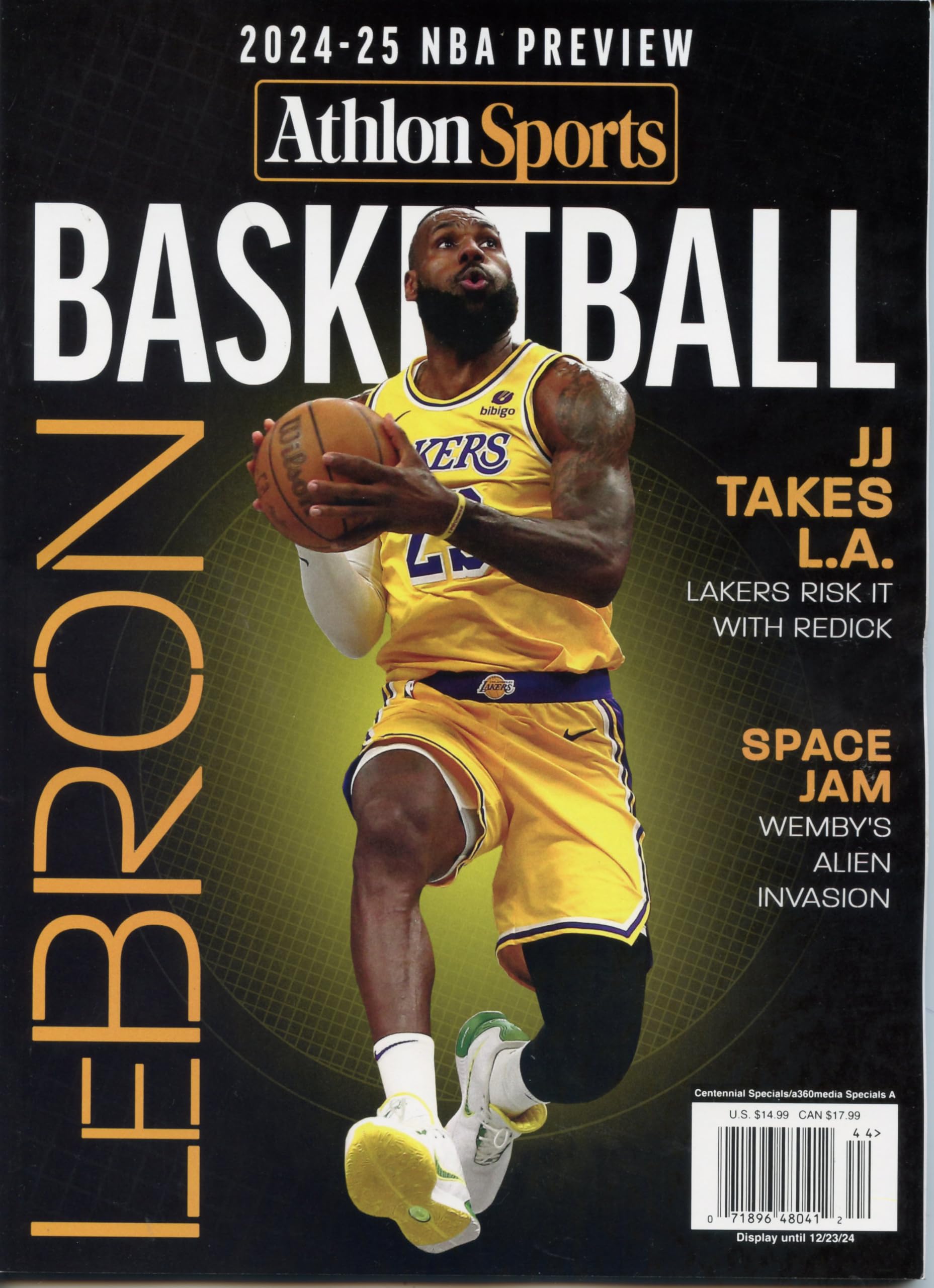 Athlon Sports Magazine 2024-25 NBA Preview LeBron James Victor ...