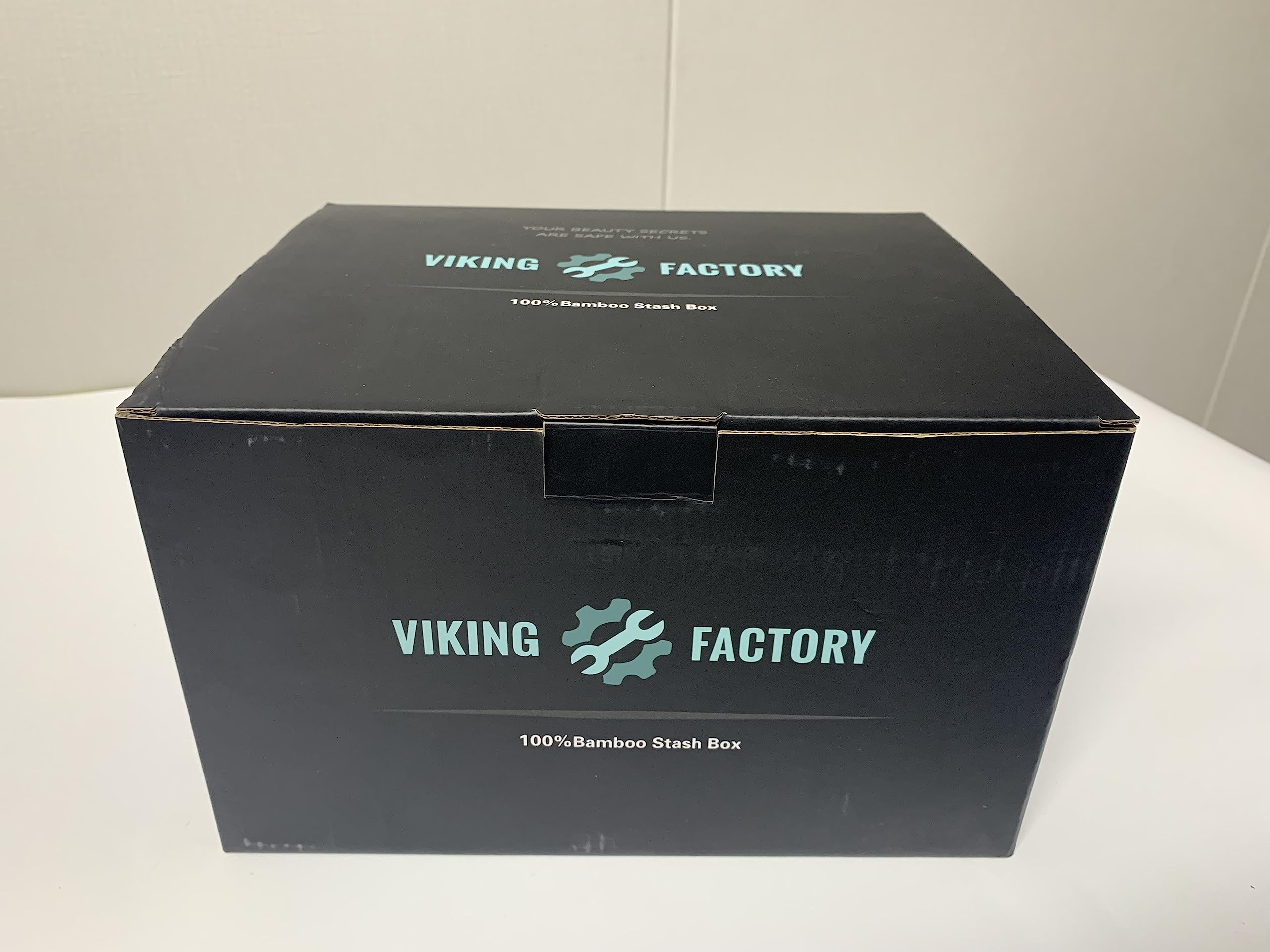 Viking Factory Large Bamboo Box with Combination Lock, Home Decorative ...
