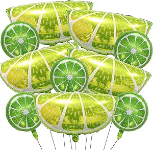 Amazon.com: Lemon-Balloons Fruit-Balloon 10PCS Lime Fruit Green Lemon ...
