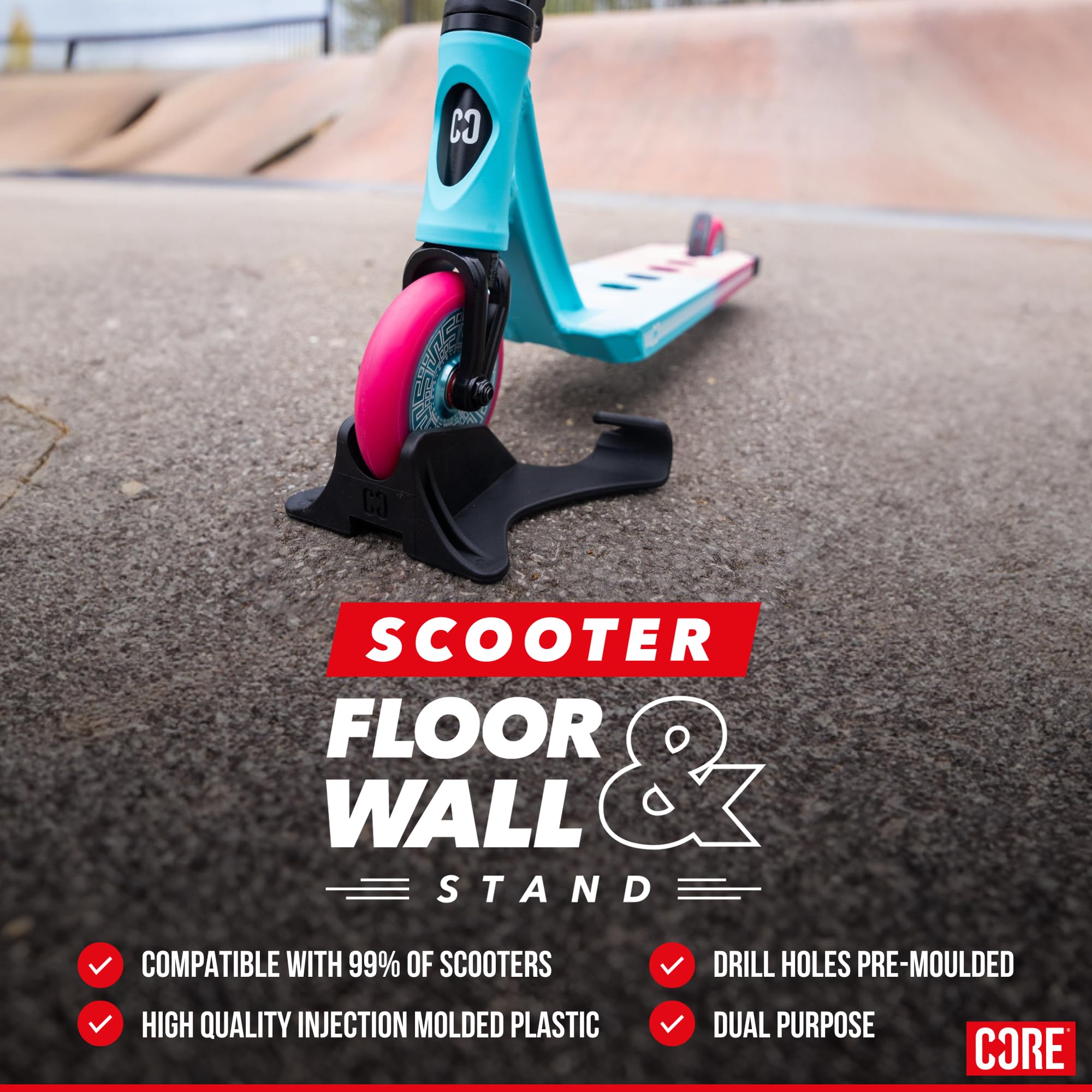 Snapklik.com : CORE Stunt Scooter Stand - Universal Kick Scooter Wheel ...