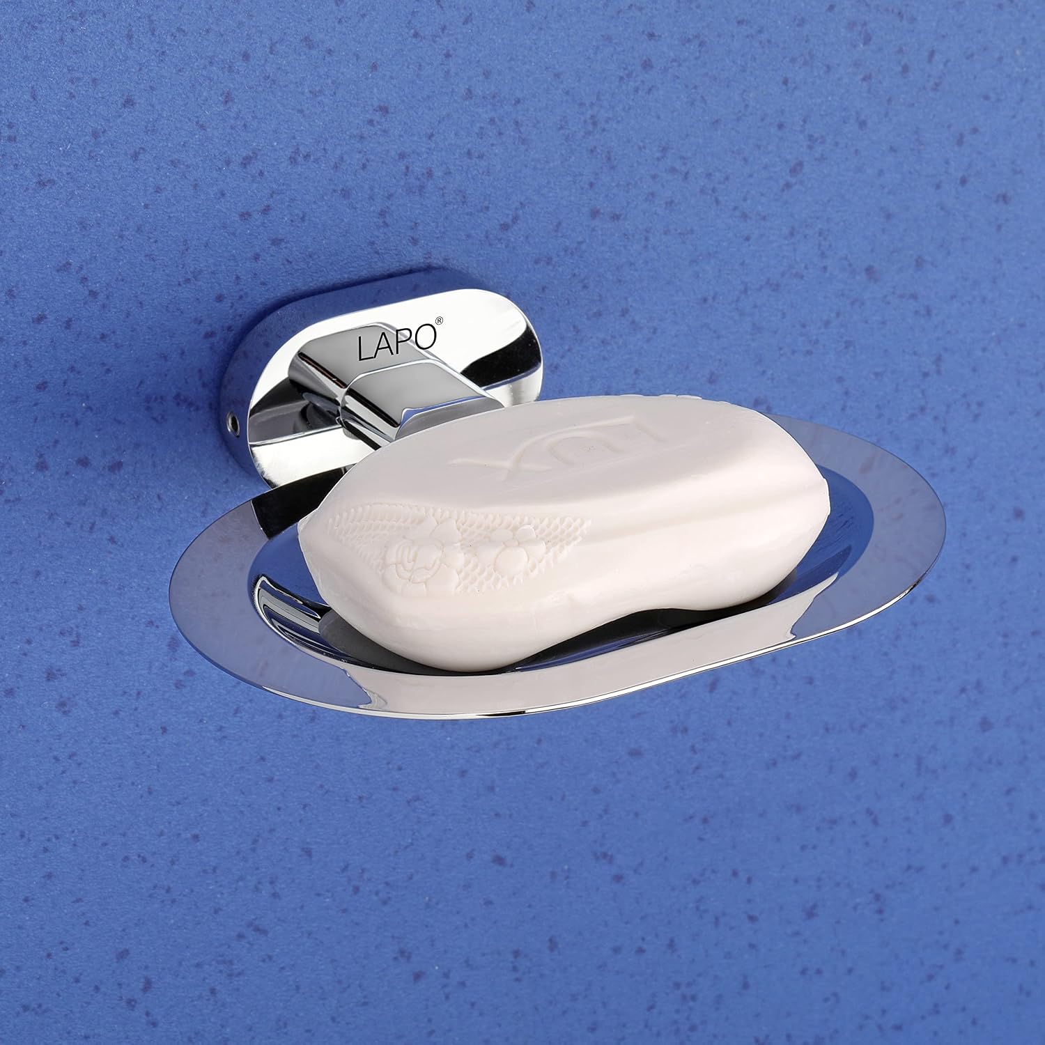 LAPO Kik Single Soap Holder Stand - Rust-Resistant, Wall-Mounted Soap ...