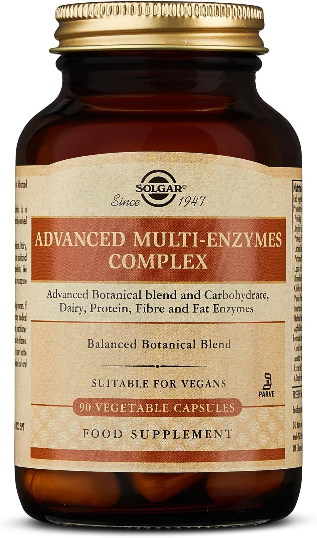 Amazon.com: Solgar Advanced Bowel Support Probiotic, 30 Vegan Capsules ...