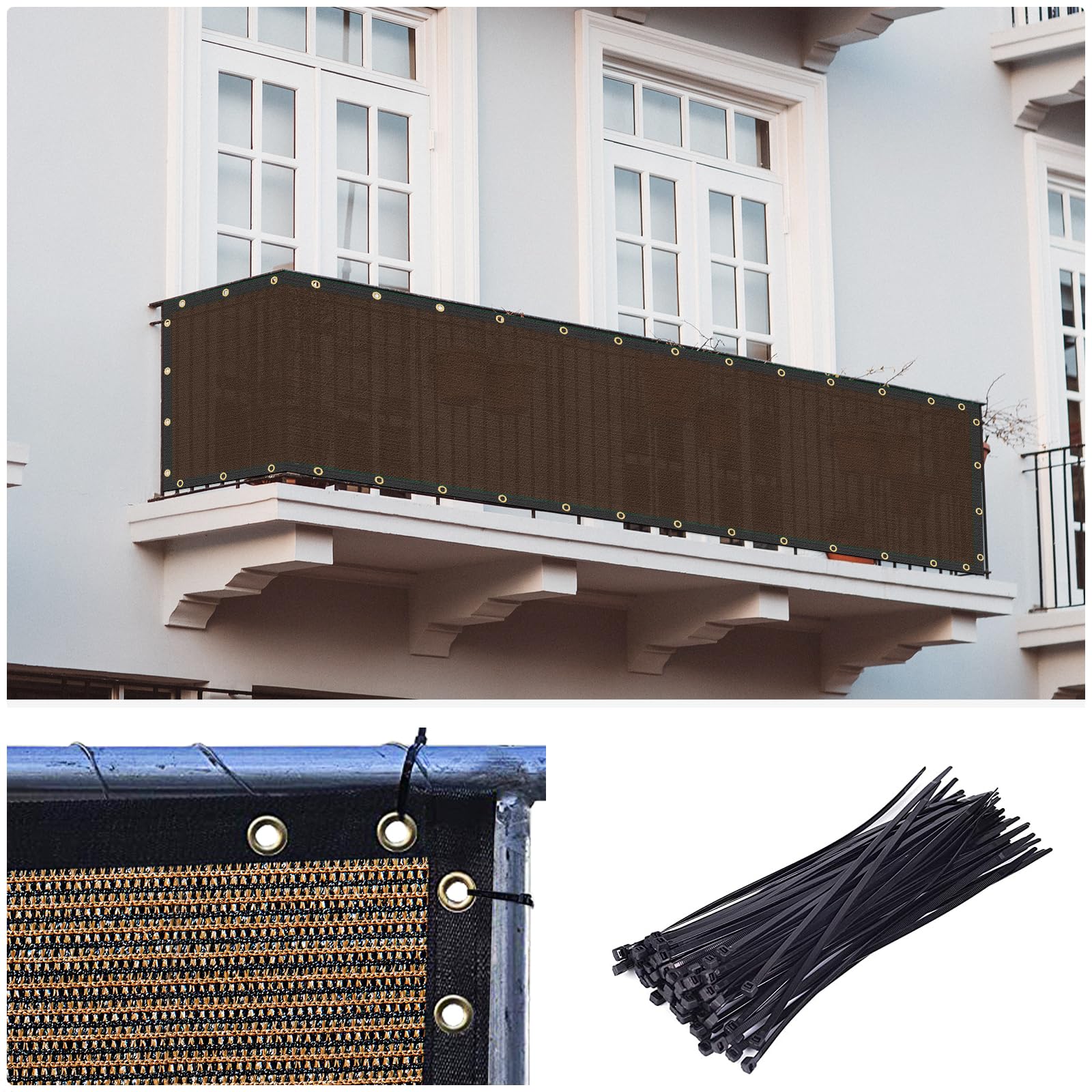 Snapklik.com : Cisvio 3X10 Fence Privacy Screen Heavy Duty 170 GSM ...