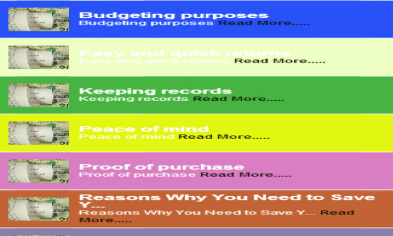 Save Your Receipts:Amazon.com:Appstore for Android