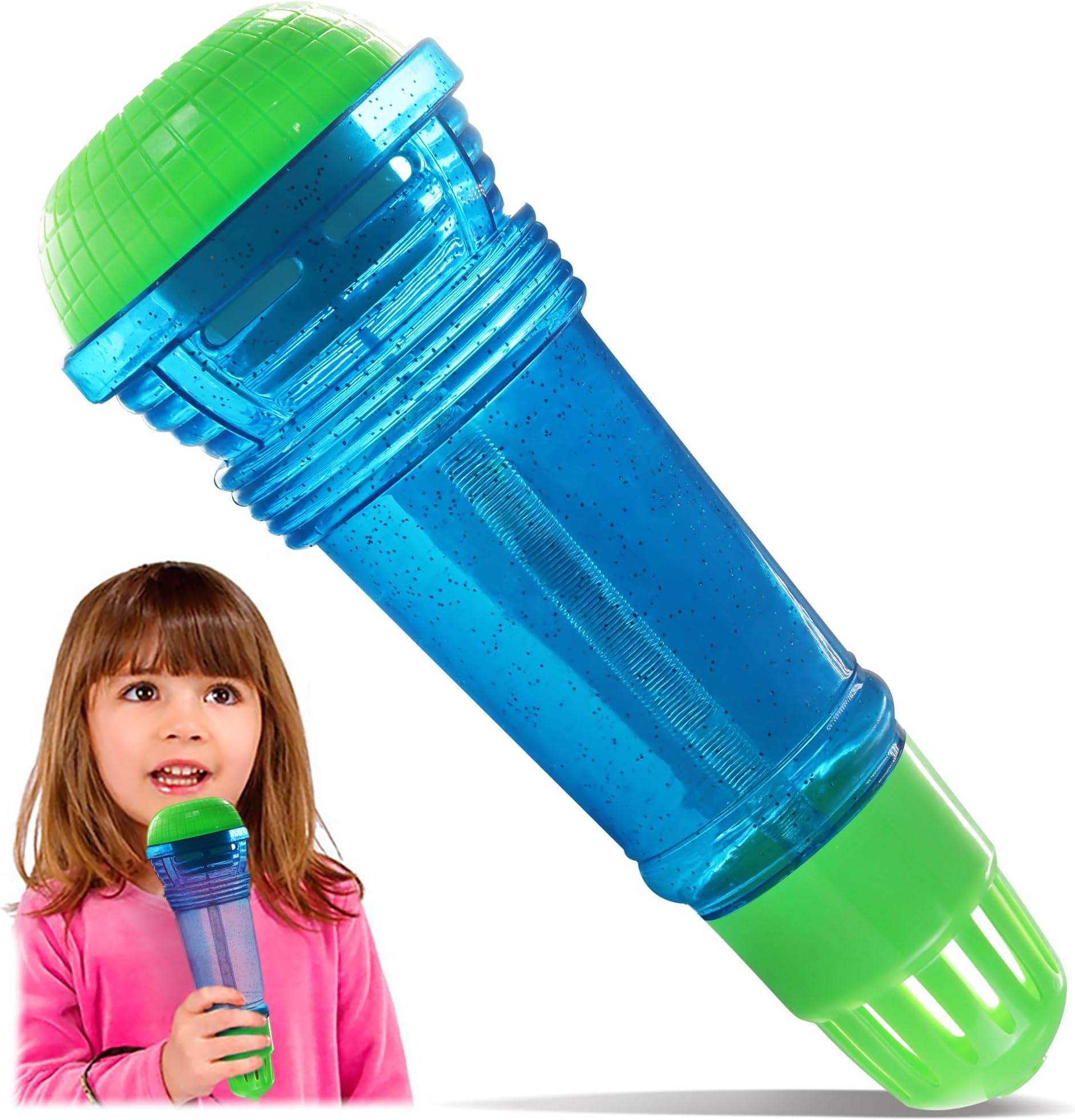 Amazon.com: PPXMEEUDC 8 PCS Echo Toy Microphones for Kids Karaoke Mics ...