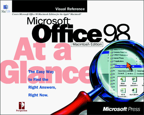 Amazon | Microsoft Office 98 Macintosh Edition at a Glance (At a Glance ...