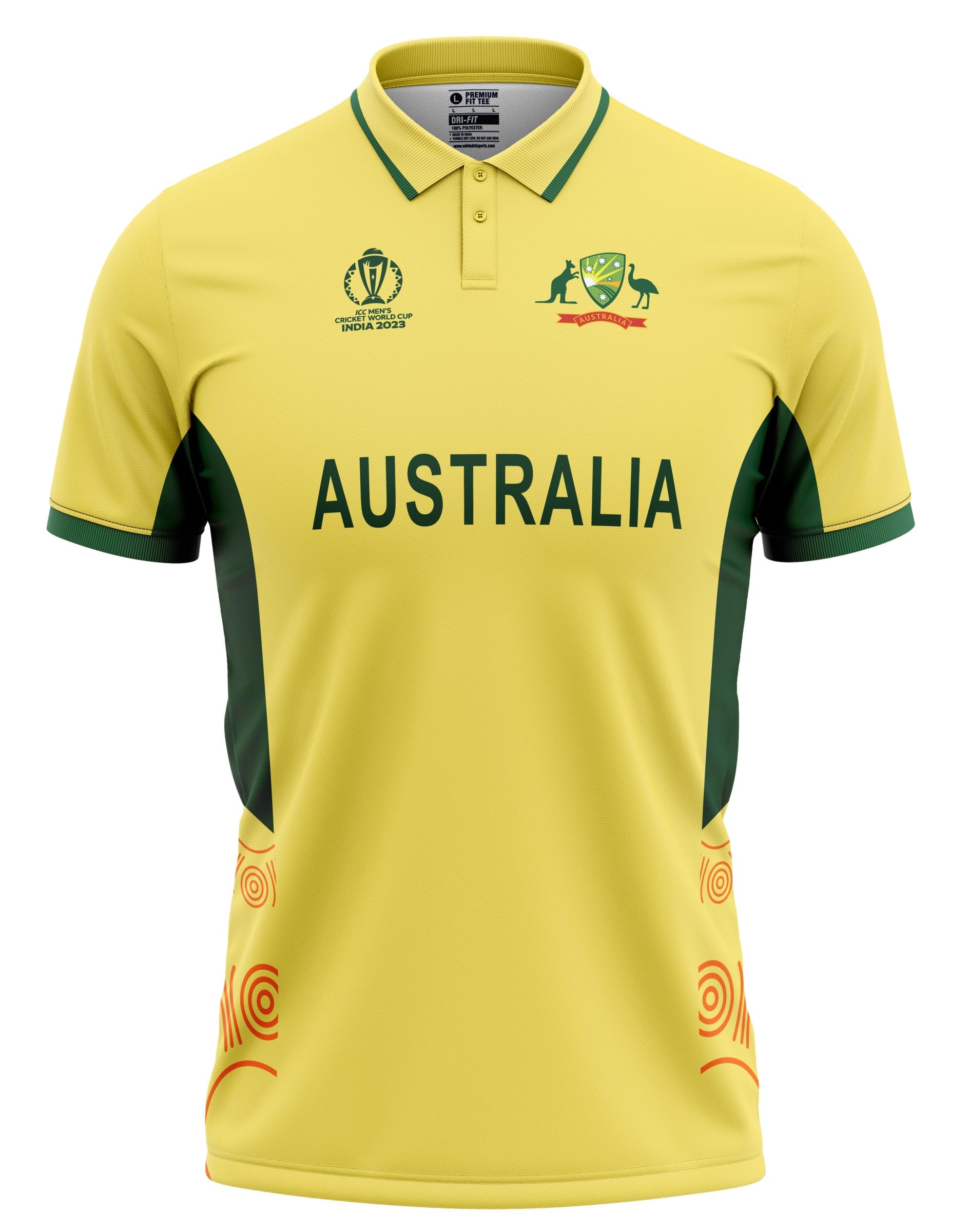 Buy Australia 2023 ICC OD World CupI Cricket Fan Made Jersey ...