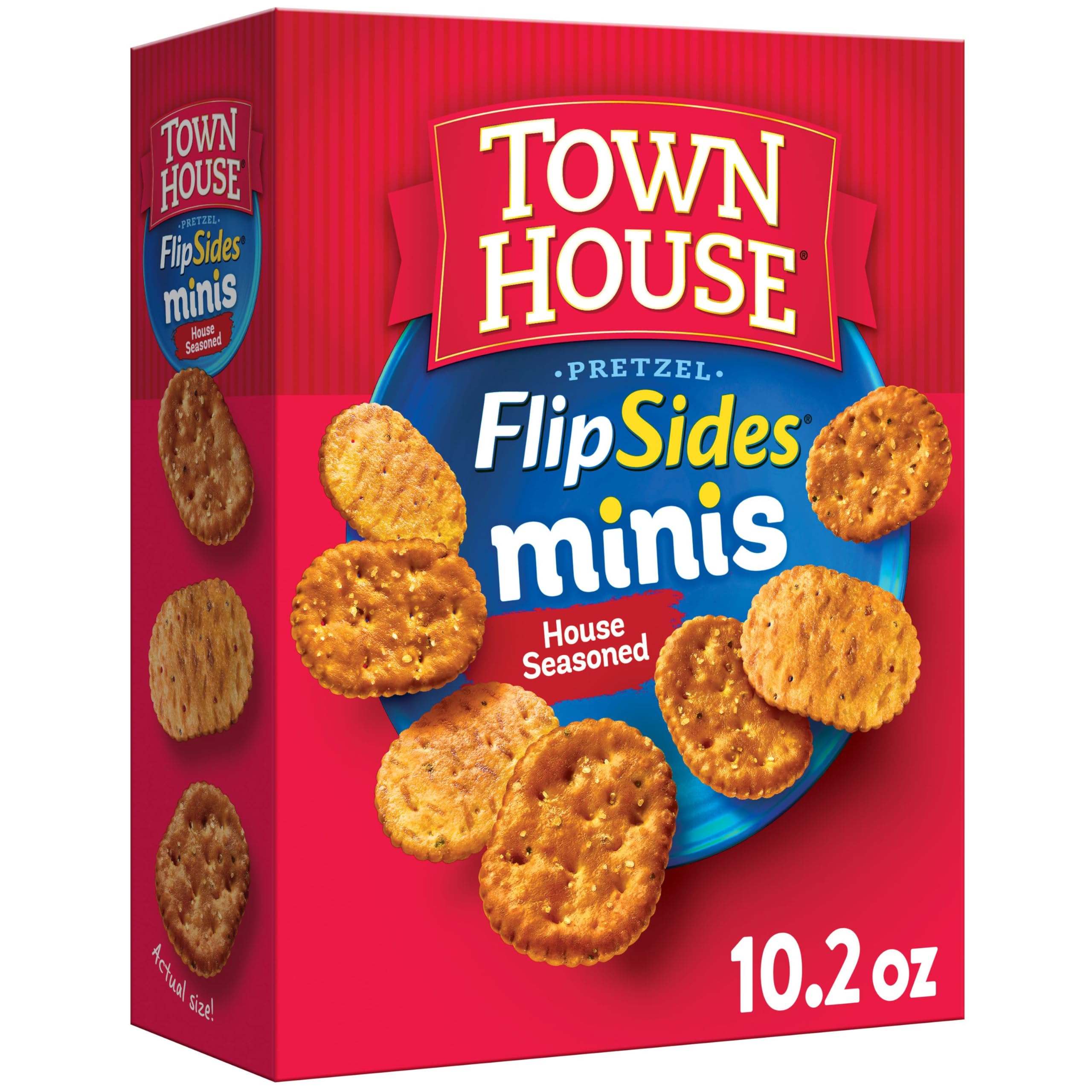 Snapklik.com : Town House FlipSides Minis Oven Baked Crackers, Lunch ...