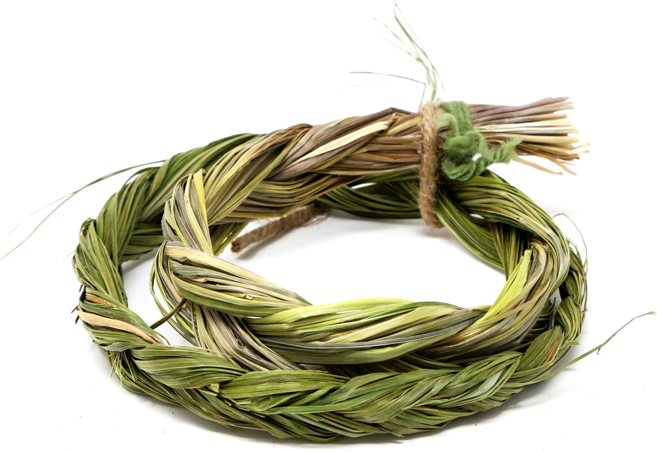 Amazon.com: Saint Terra - Sweetgrass Braid Smudge, 24 to 30 Inches Long ...