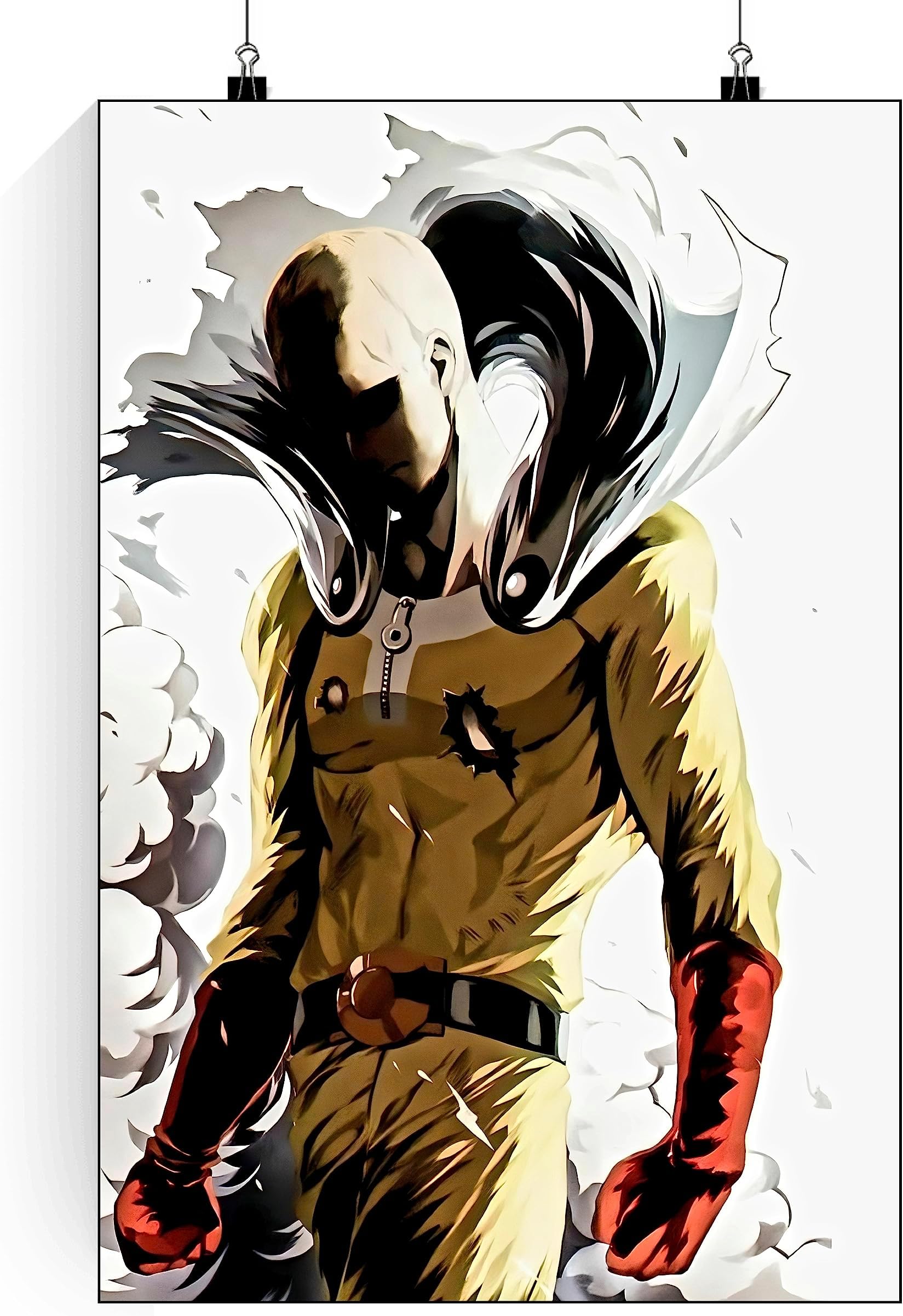 Times Comic Saitama Poster | One Punch Man Saitama Epic Fight Anime ...