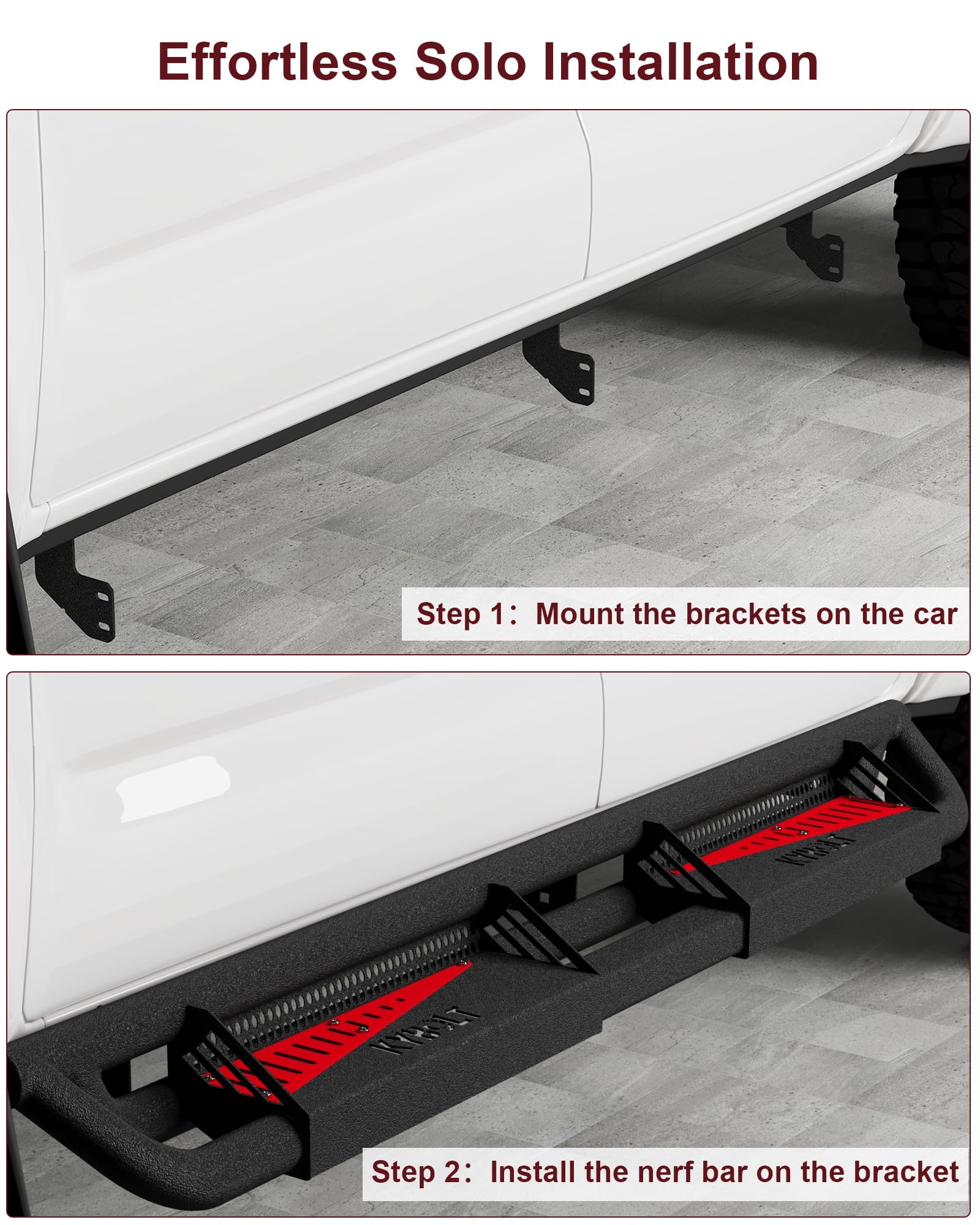 Snapklik.com : KYBOLT Running Boards Compatible