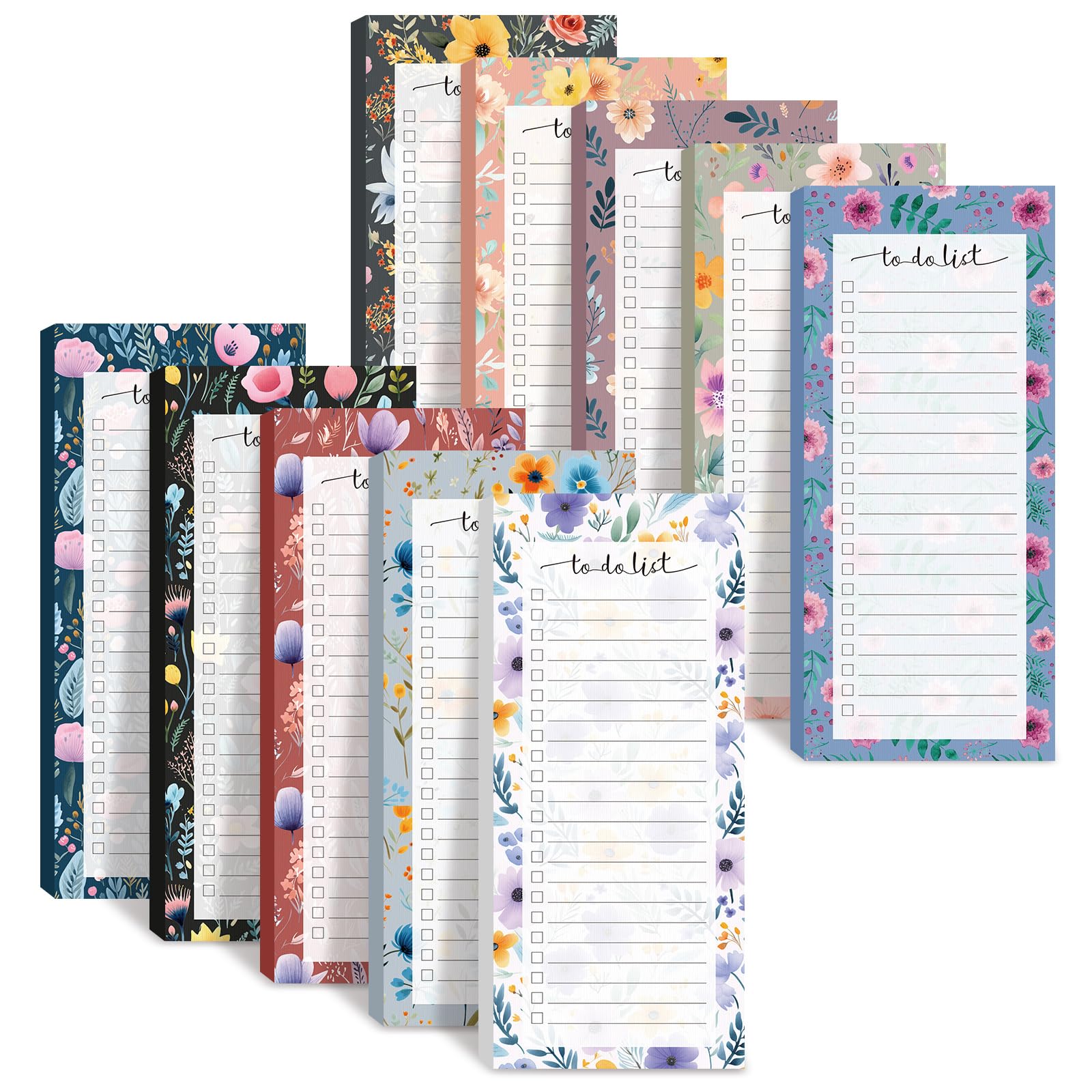 Amazon.com : Censen 10 Pack 500 Sheets to Do List Notes Daily Checklist ...