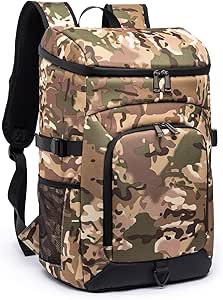 Amazon.com: Laripwit Camo Backpack Cooler - 40 Can Large Tactical ...