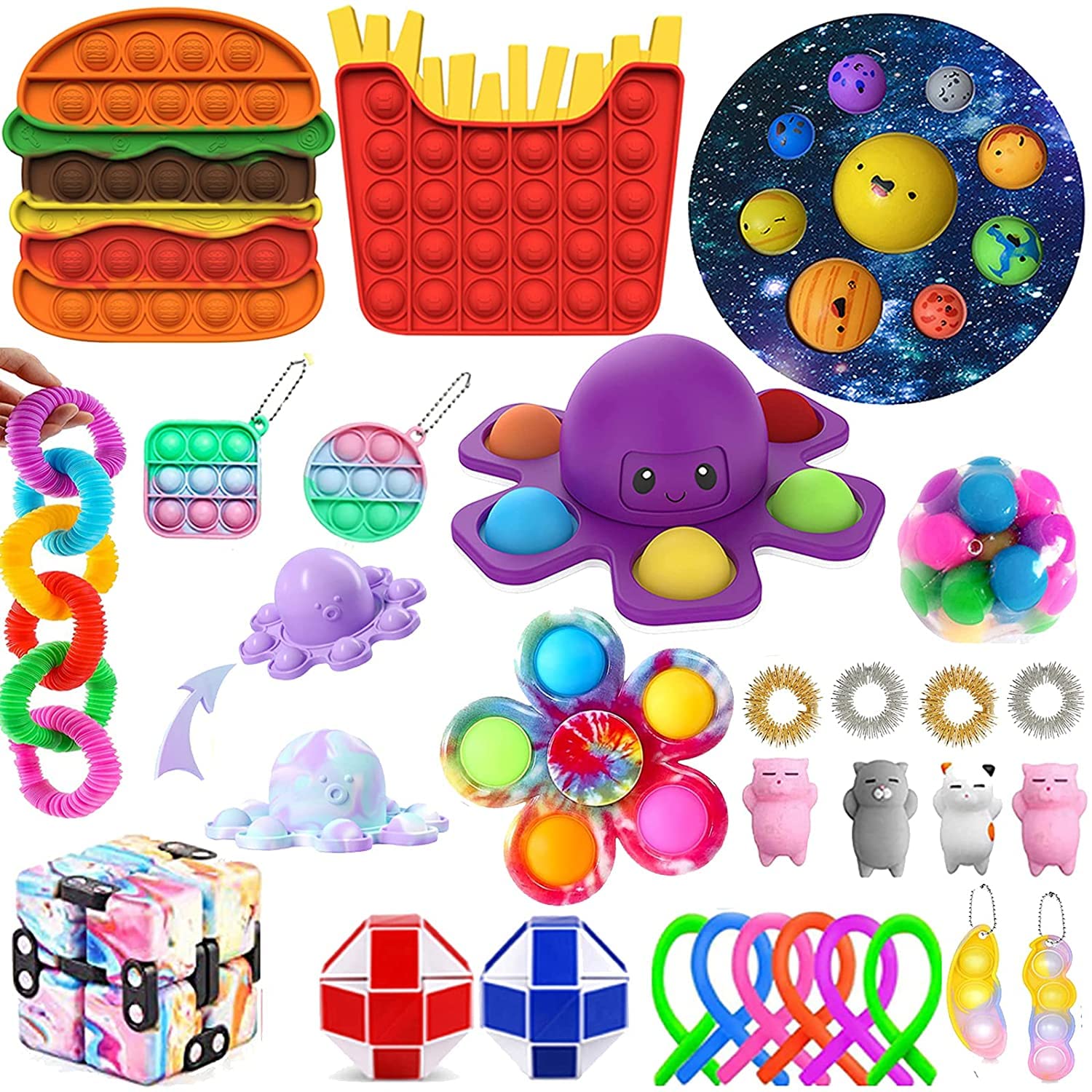 Buy Simple Dimple Fidget Pack Solar System Toys Planet Simple Dimple ...