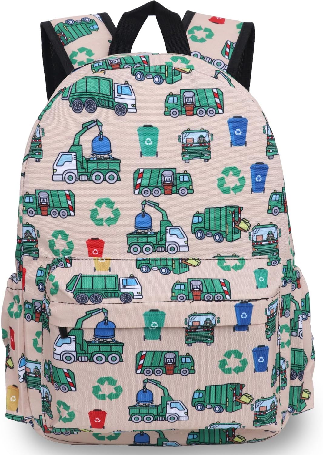 Amazon.com | Fiwsuyr Garbage Trucks Backpack for Kids Boys 16.5 Inch ...