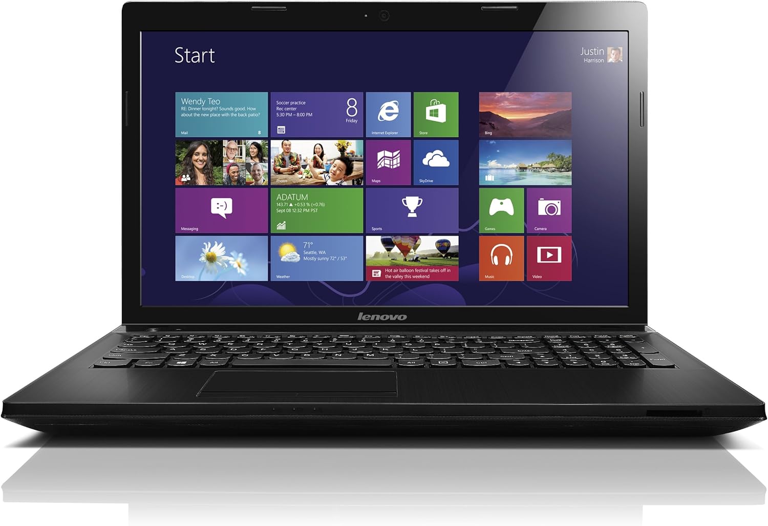 Lenovo G500 15.6-inch Laptop - Black (Intel Pentium 2020M 2.4GHz ...