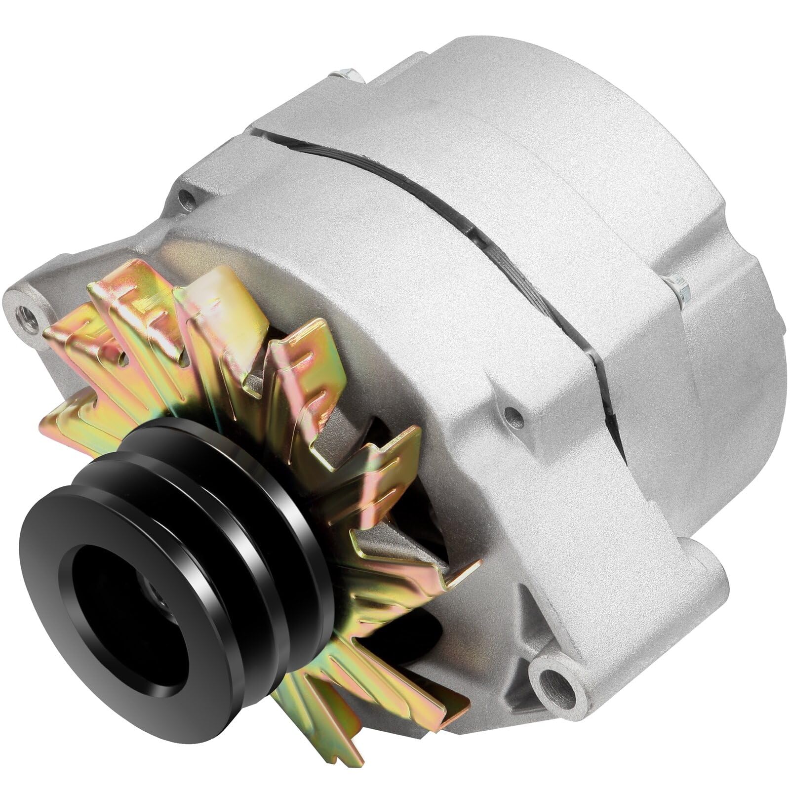 Amazon.com: SCITOO New Alternator 63Amp 2-Wire Replacement for Chevy ...