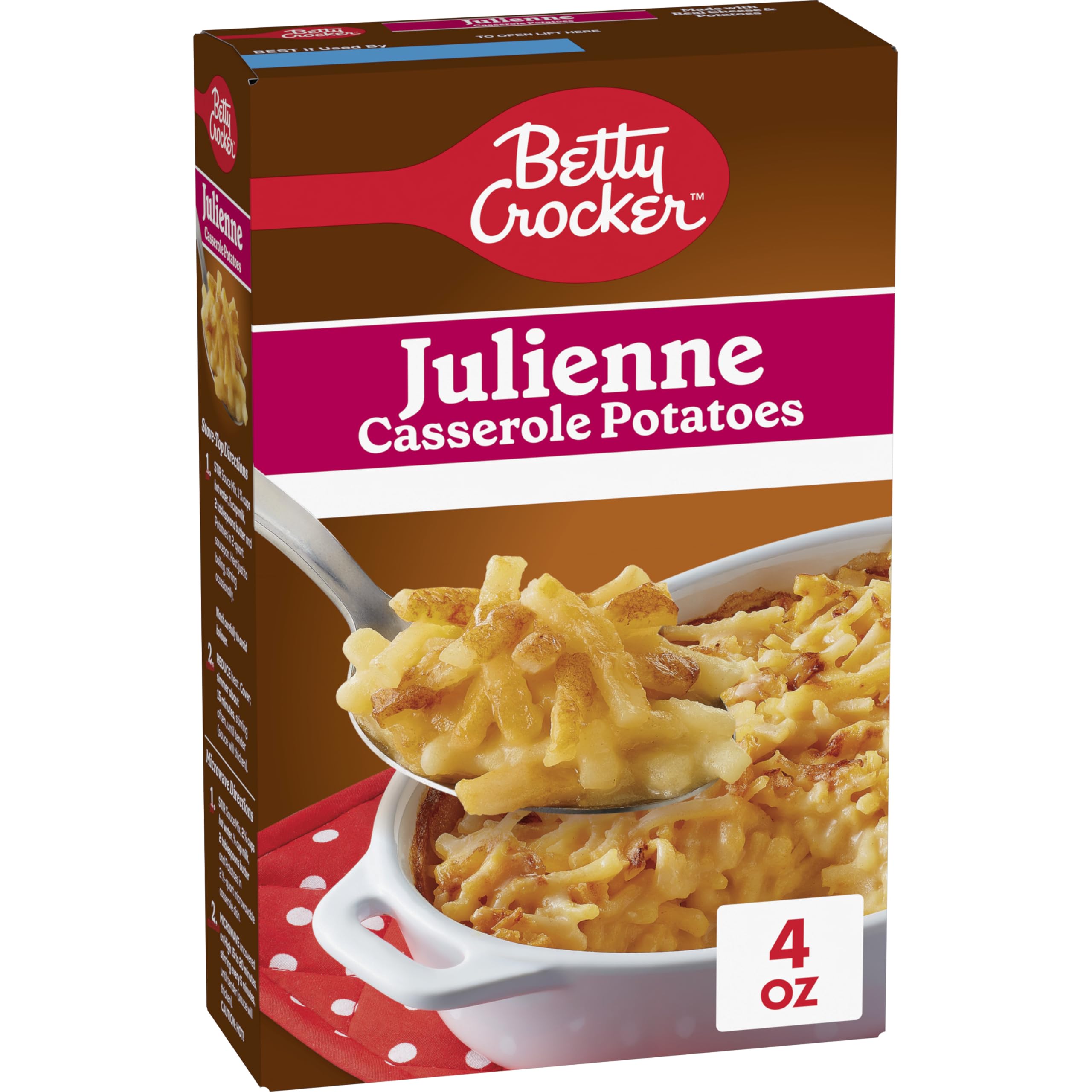 Amazon.com : Betty Crocker Julienne Casserole Potatoes, Made With Real ...