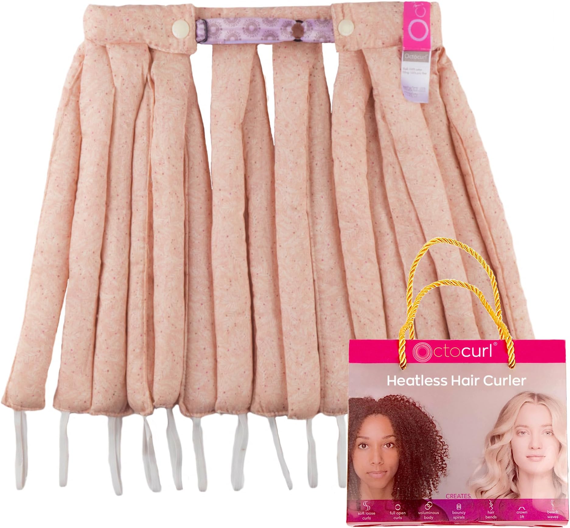 Amazon.com : Octocurl: No Heat Curlers - Soft Hair Rollers for ...