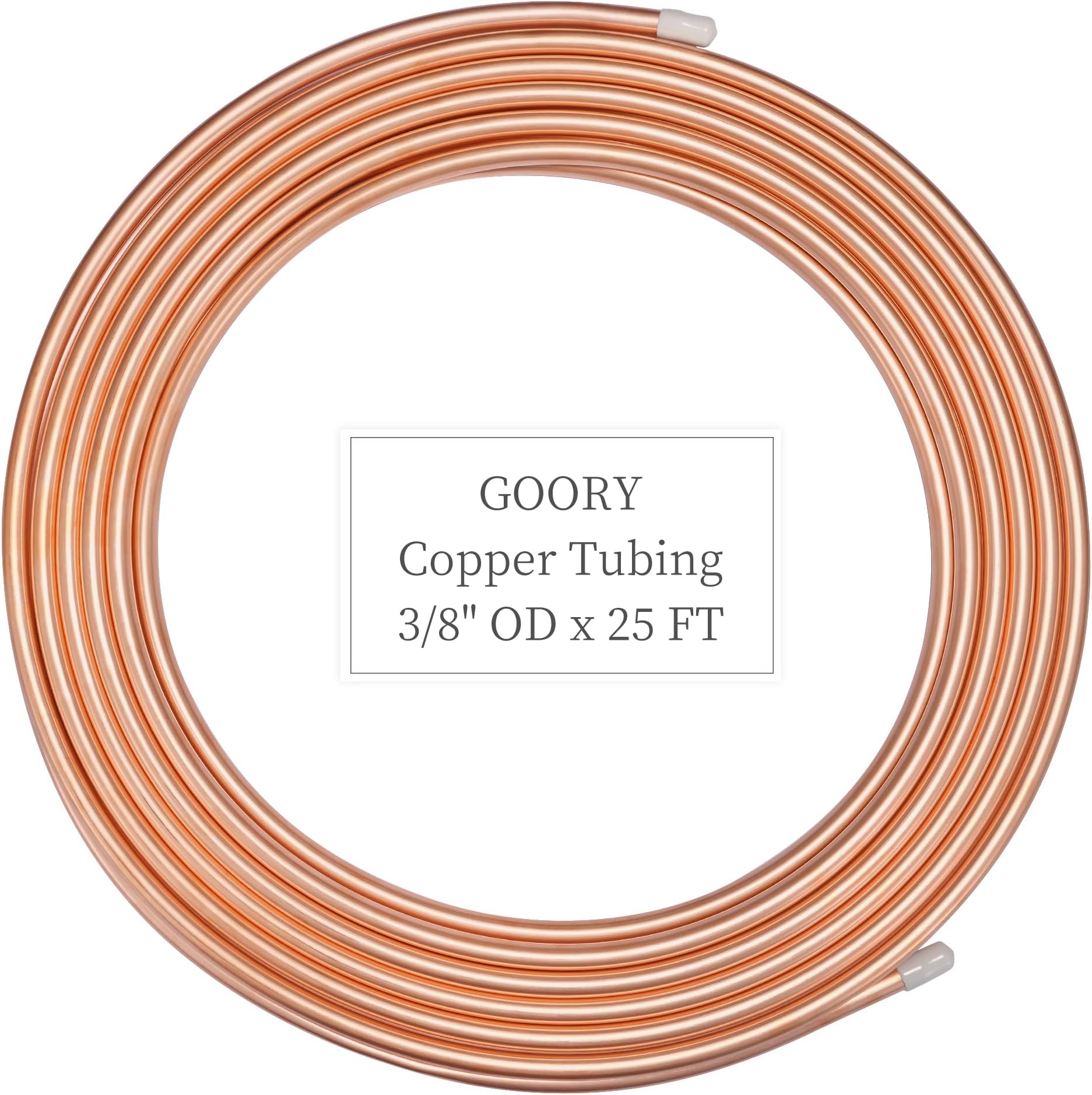 Amazon.com: Mueller 3/8 in. Dia. x 5 ft. L Utility Copper Water Tube ...