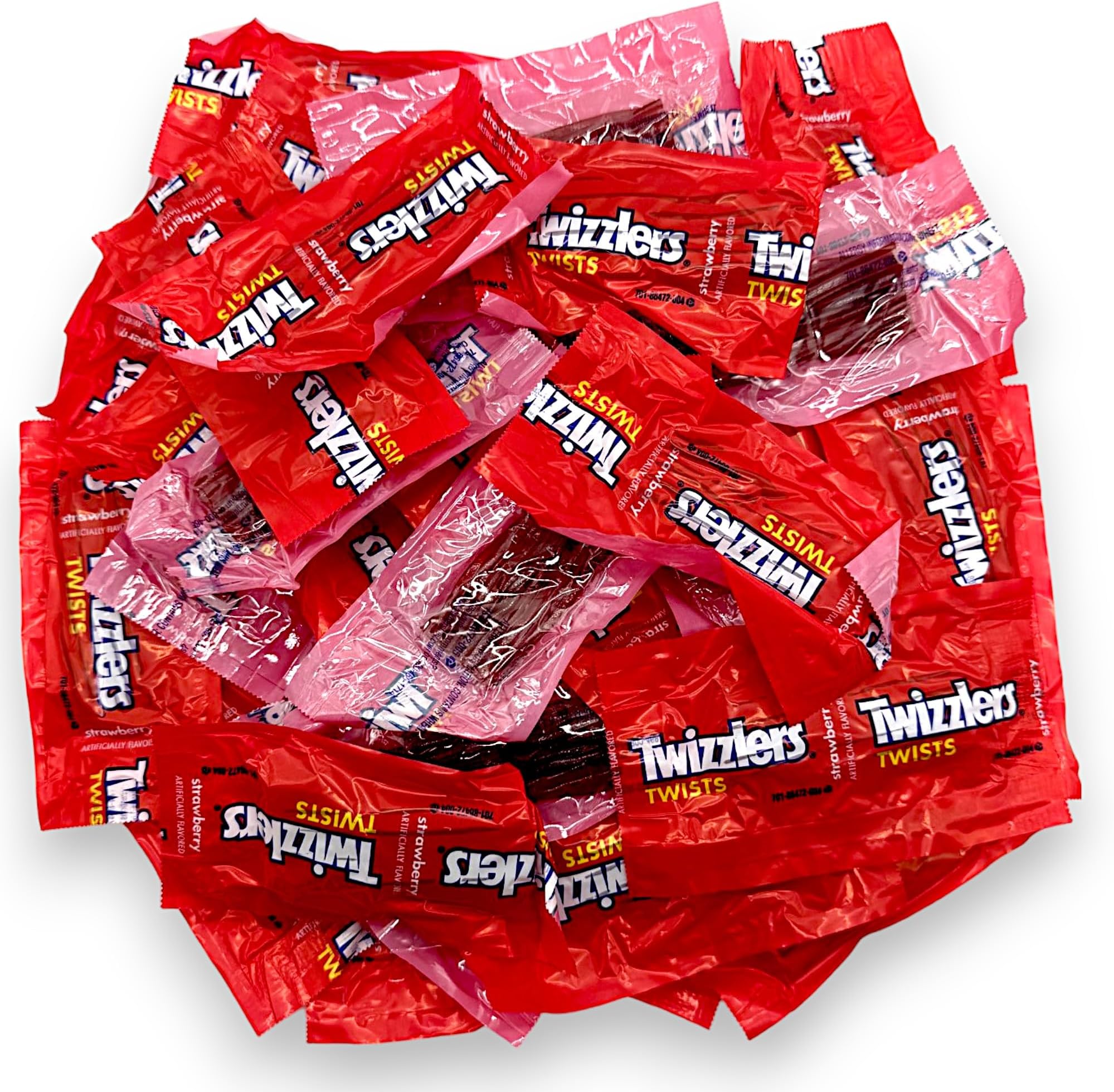 Amazon.com : Strawberry Twizlers-1.5 lbs Fun Size Individually Wrapped ...