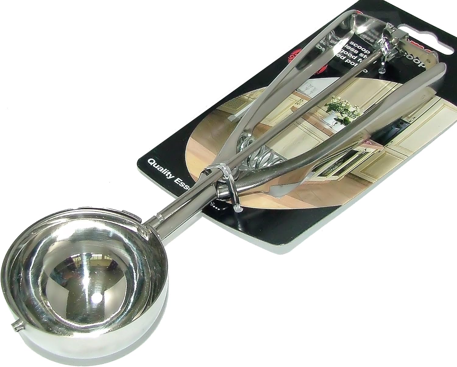 Super Scoop / Ice Cream Scoop, Stainless Steel & Spring Loaded : Amazon ...