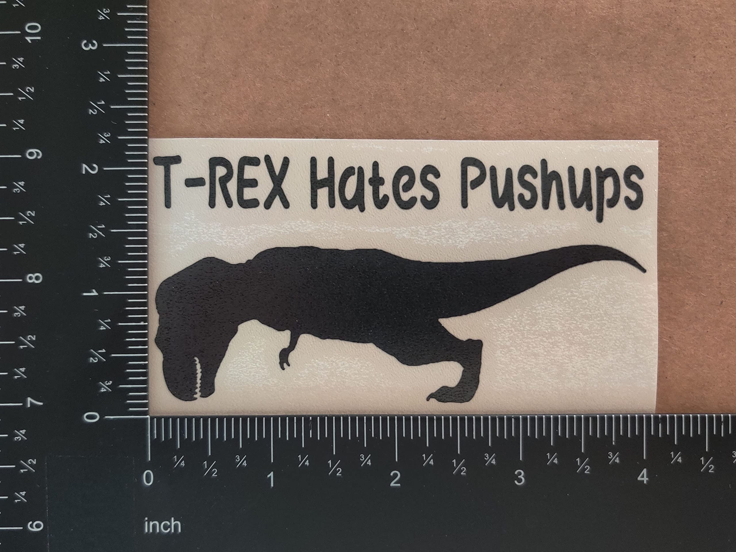 T Rex Hates Pushups Wallpaper
