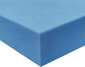 DURAFOAM High Density Blue Firm Foam Sofa, Dining Chair, Seat Pad ...