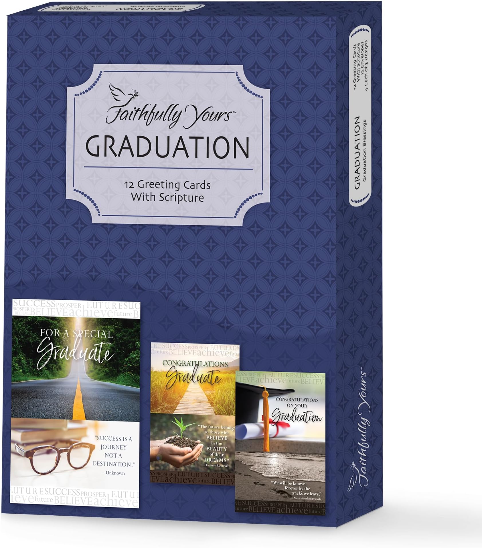 Amazon.com : Faithfully Yours, Designer Greetings, Graduation Boxed ...