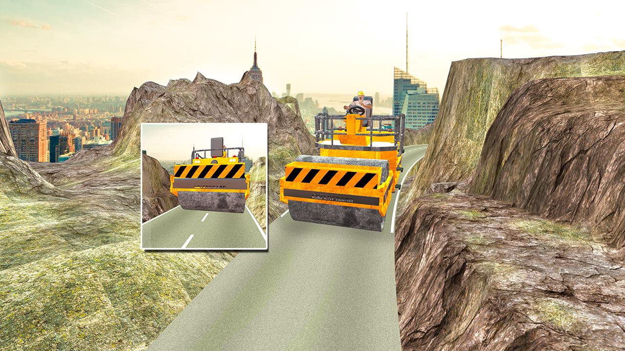 Hill Construction Builder Tycoon Simulation 3D: Heavy Excavator Crane ...