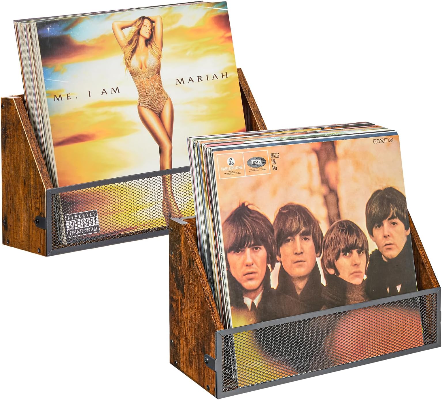 Amazon.com: GILLAS Record Player Stand Wall Mounted, Vinyl Record Wall ...