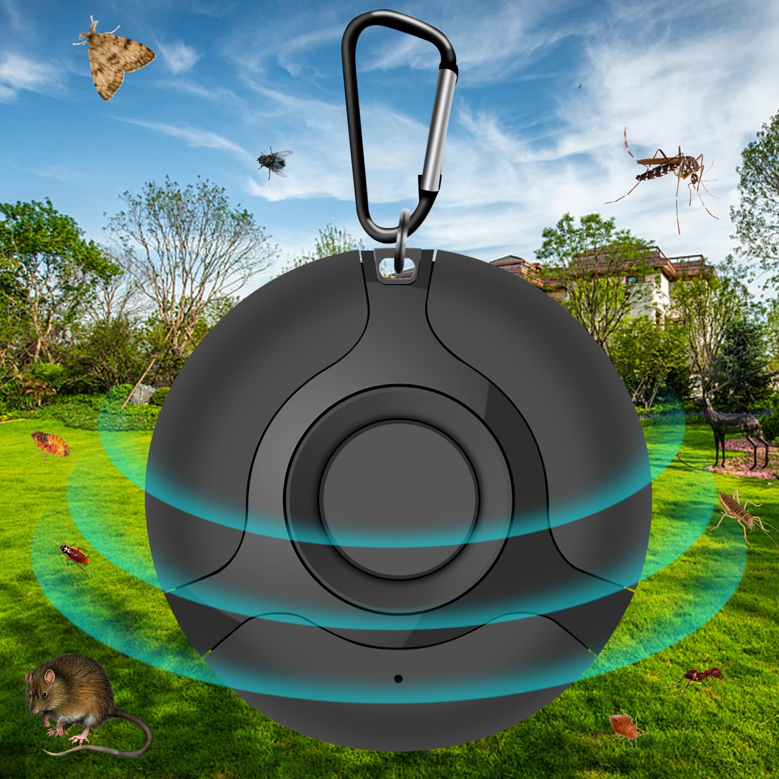 Electronic Pest Eliminator For Garden Ultrasonic Pest Repeller
