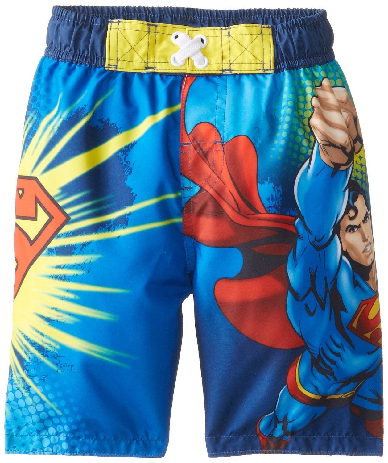 Superman Swim Trunks For Boys Swim Shorts AquaChamp Men's Swimwear