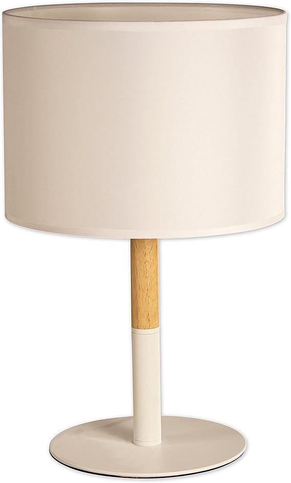 Light Accents Oslo Table Lamp Natural Wood and Metal Table Lamp 15.75 ...