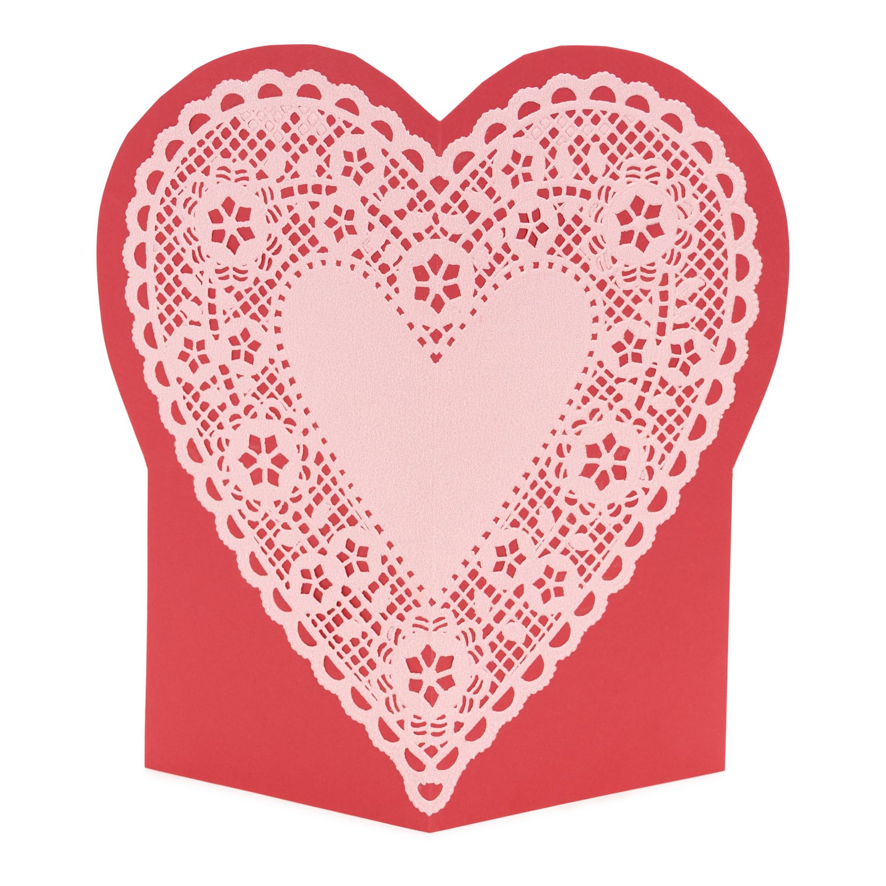 Snapklik.com : Royal Lace Pink Heart-Shaped Paper Doilies - 8-Inch ...