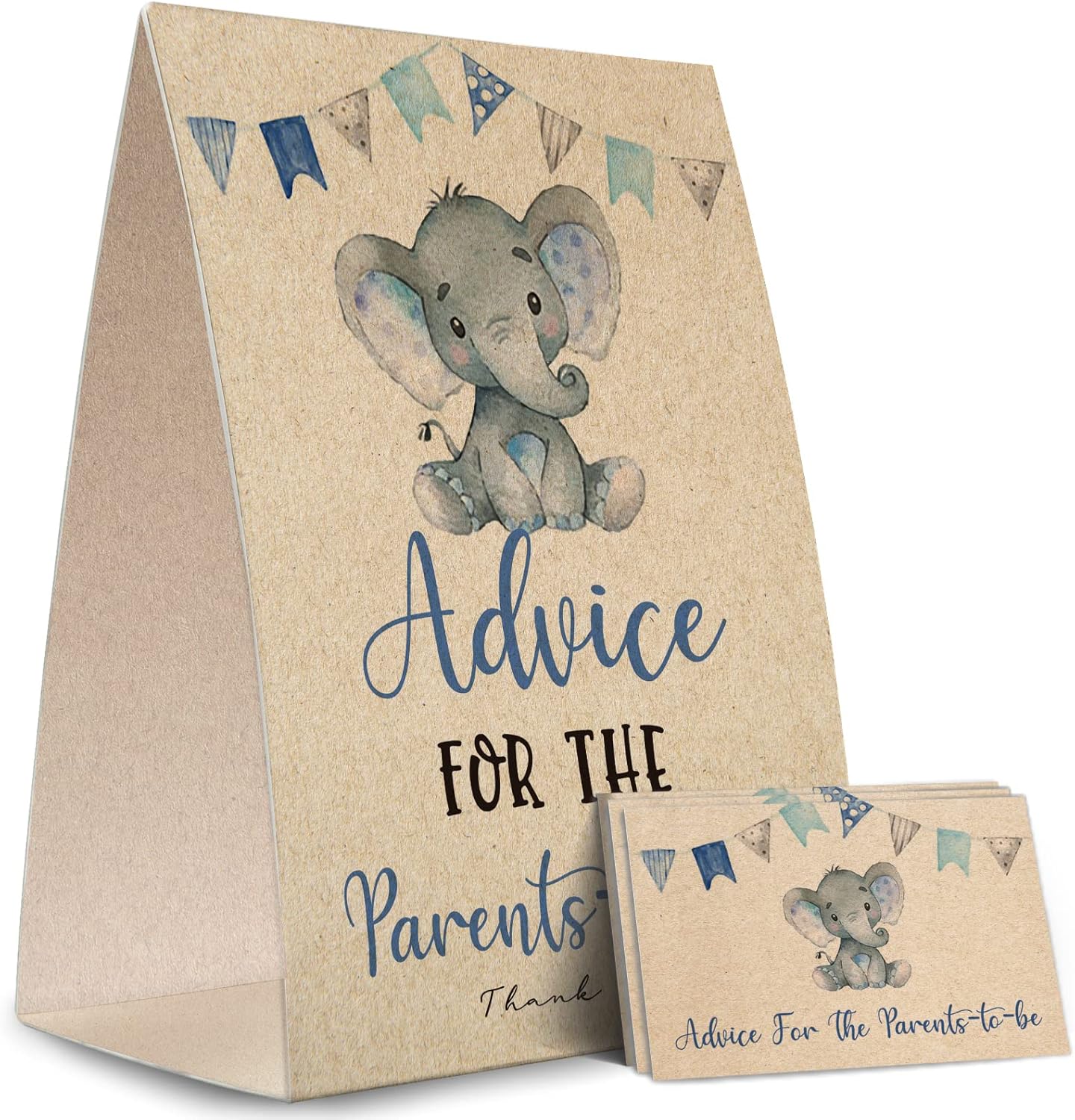 Amazon.com: Advice for the Parents-to-Be Sign, Baby Shower Advice Game ...