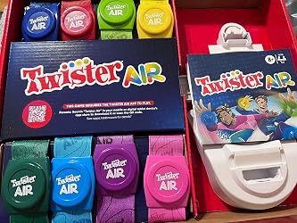 Amazon.com: Hasbro Gaming Twister Air Game | AR App Play Game with ...