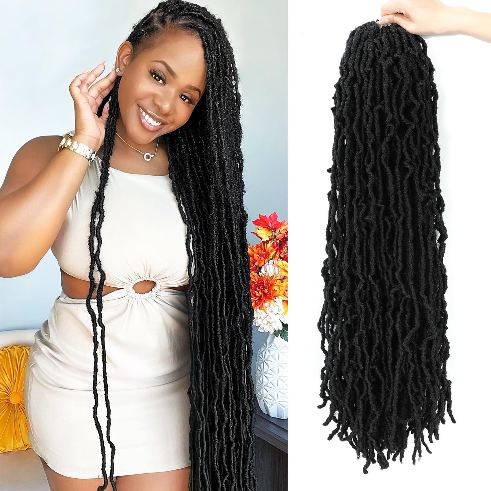 Amazon.com : 30 Inch Soft Locs Crochet Hair Pre Looped Faux Locs ...