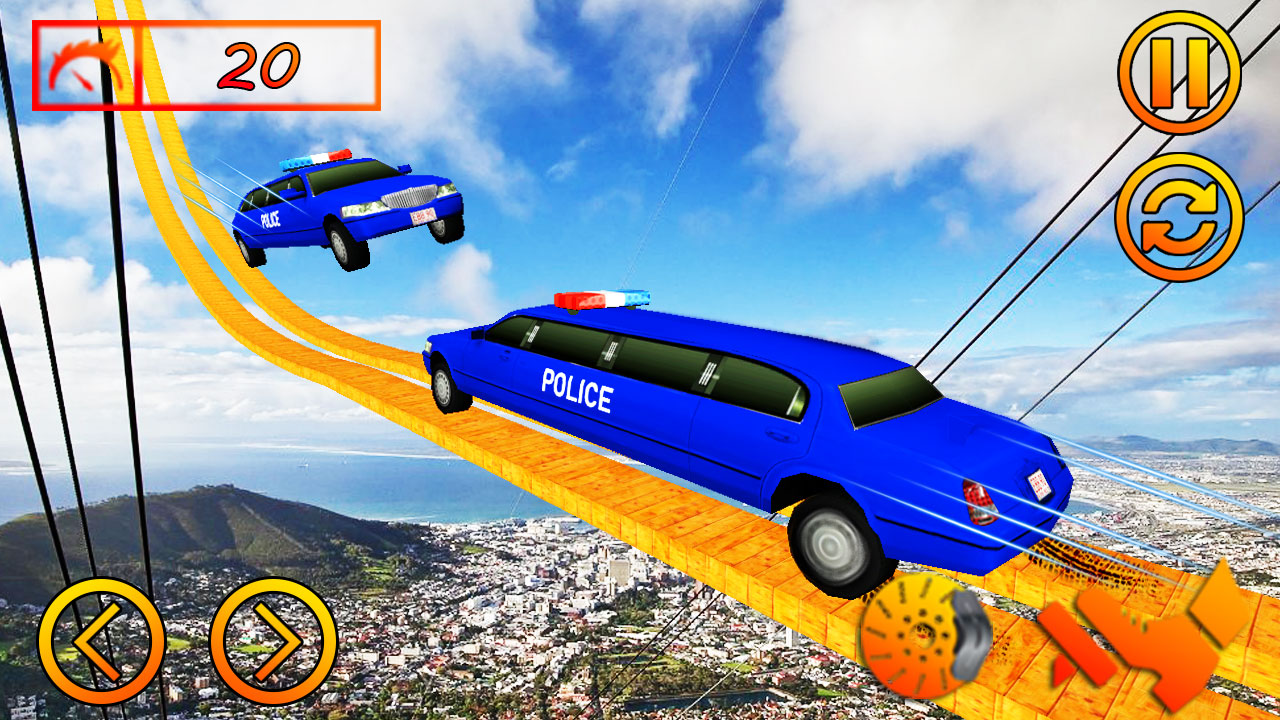 US Police Limousine Car Stunt Racing Game - App on Amazon Appstore
