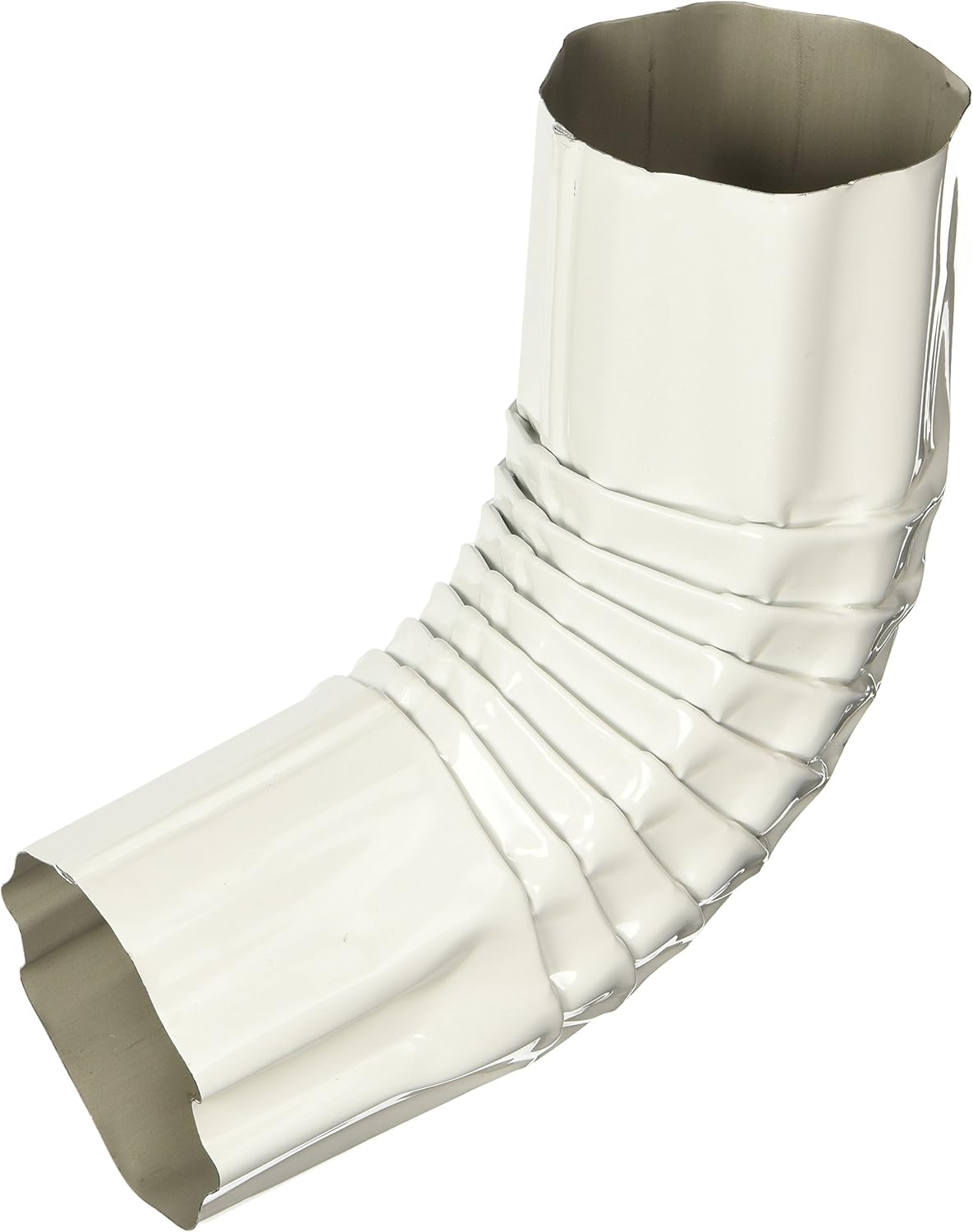 AMERIMAX HOME PRODUCTS 473741 3-Inch Round Aluminum Elbow, White ...