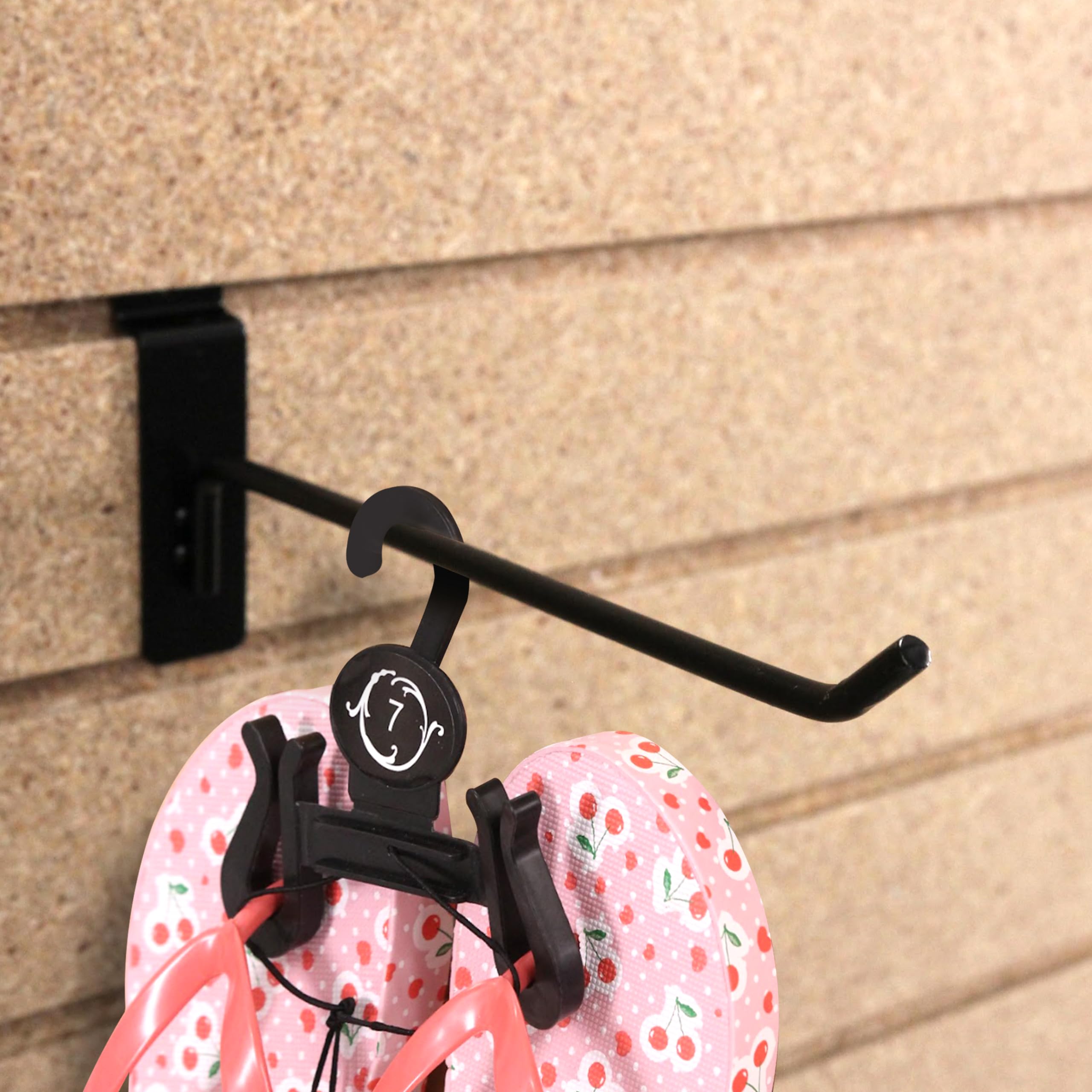 Snapklik.com : SSWBasics 8 Inch Black Peg Hooks Slatwall Accessories ...