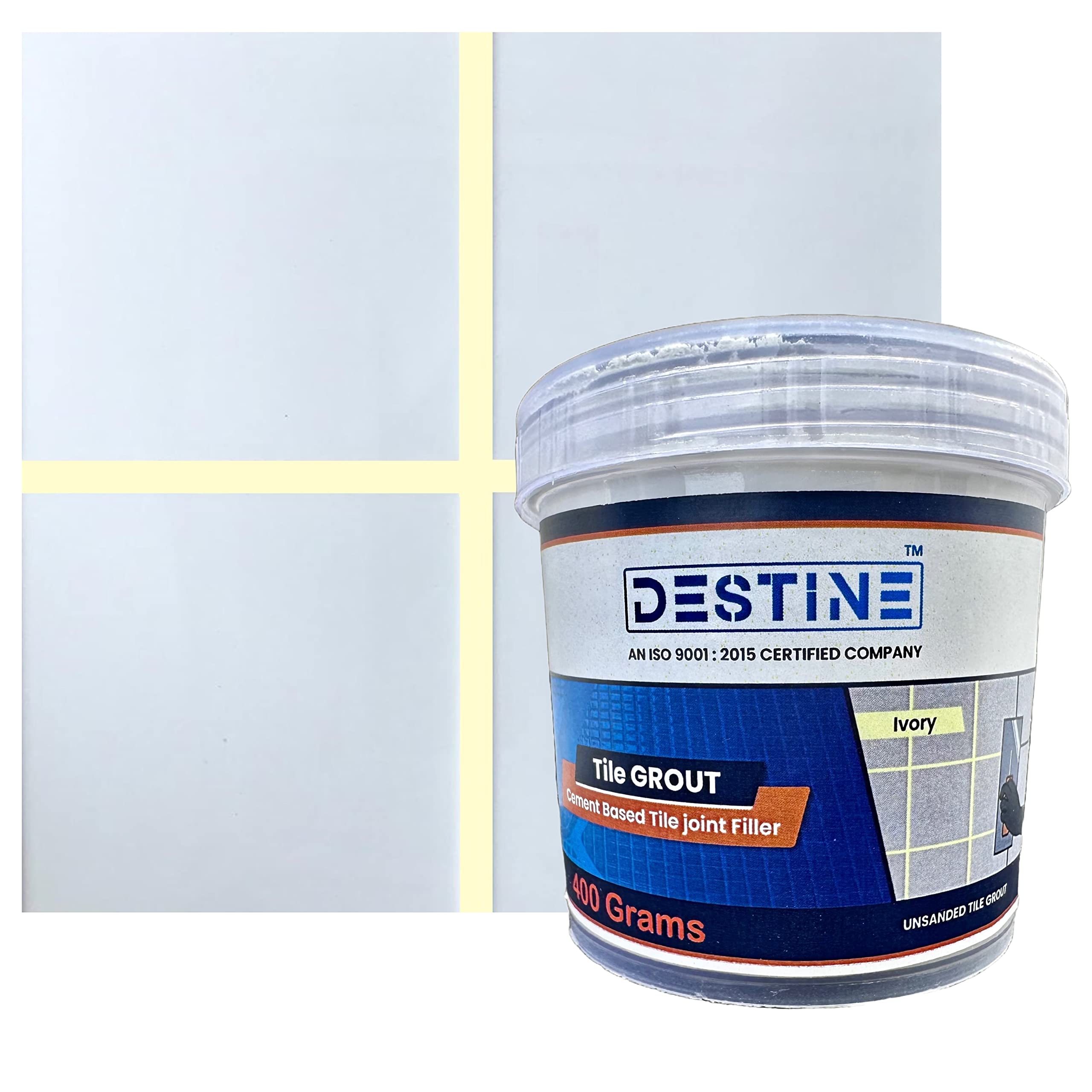 DESTINE® Tile Grout (16 COLOURS) (ALL PACKS: 100 Gm, 400 Gm, 800 Gm, 1 ...