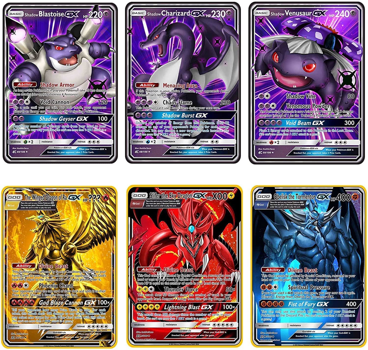 6pcs Vmax Charizard Cards Vmax Cards Deck Included Rare Cards ...